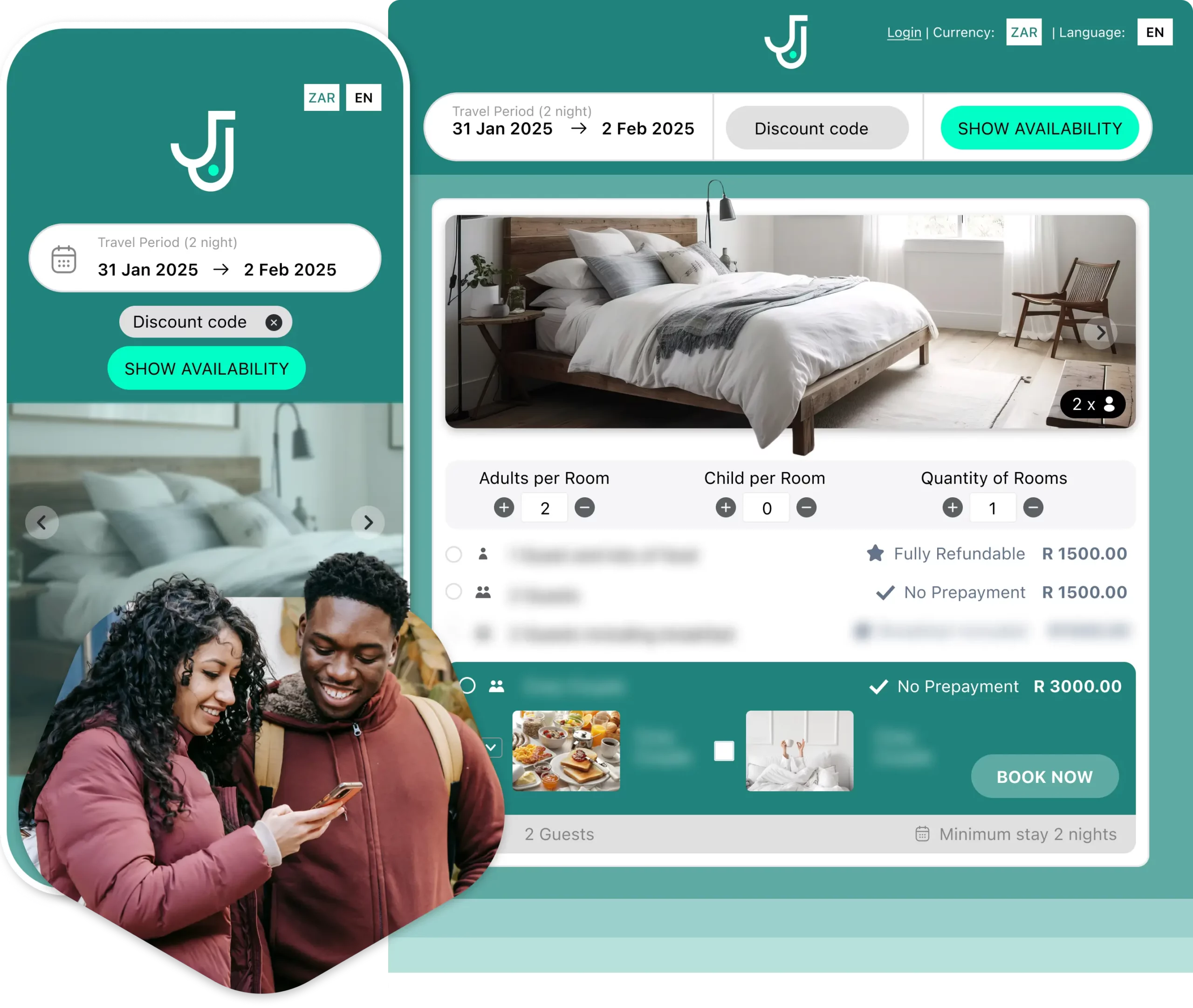 Booking Engine – More Direct Bookings, 100% Commission-Free