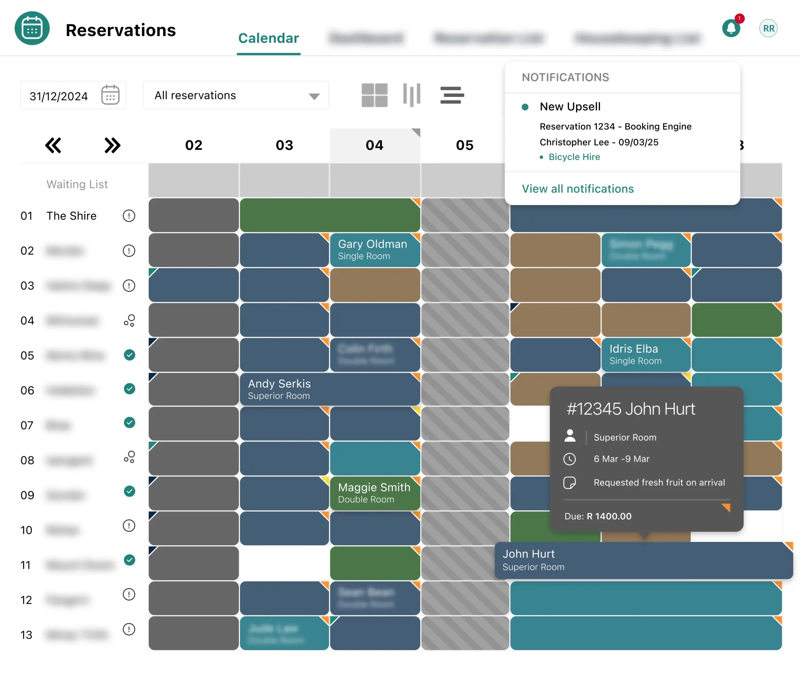 Property Management System for Seamless Hotel Operations